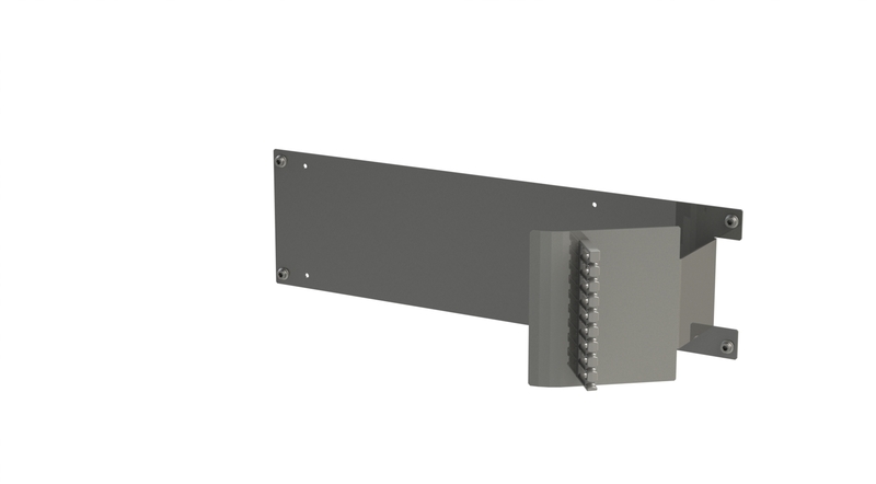 2LINE Module adapter rear - - - Hauff-Technik GRIDCOM